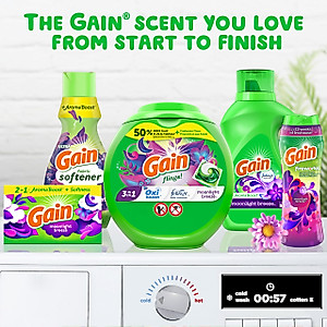 Gain Fabric Softener, Moonlight Breeze, 35 fl oz (4 Pack)
