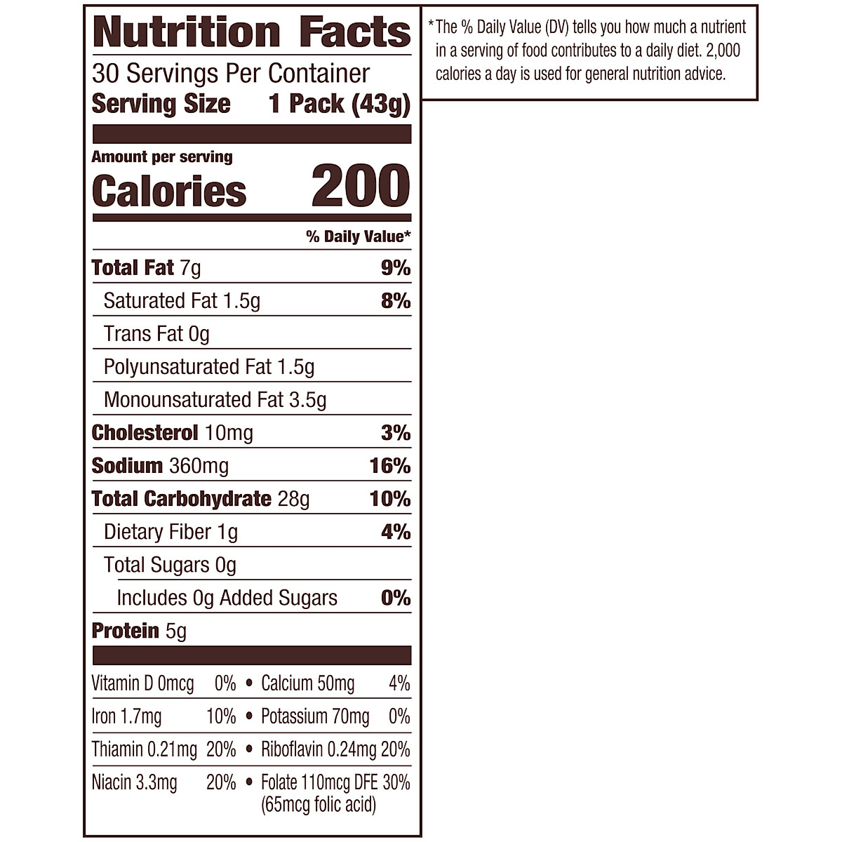 Pepperidge Farm Goldfish Cheddar Crackers, 1.5 oz. Snack Packs, 30 Count