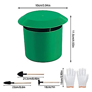Snail Trap,Snail Cages Snail Trap with Roof - Snail Catch Box Durable and Reusable Slugs Trap Plant, Useful Garden Tools Aquarium Fish Tank Accessories