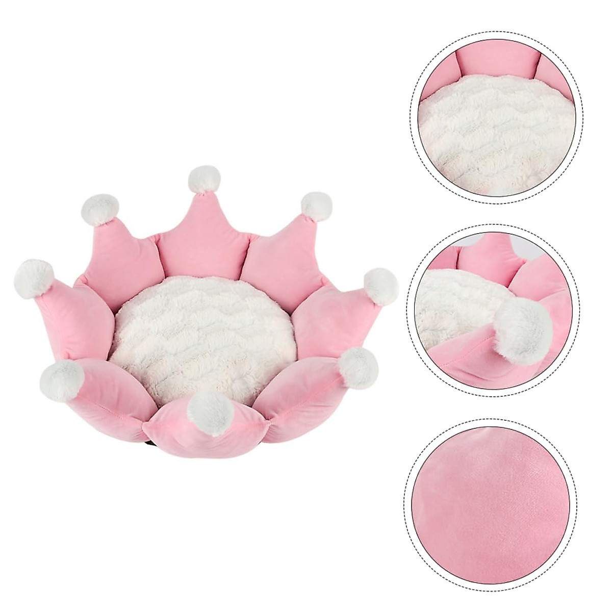 ABOOFAN Warm Pet Nest s Hort Hair House Pet Cat Bed Non-Slip Soft Fluffy Winter Pet Bed