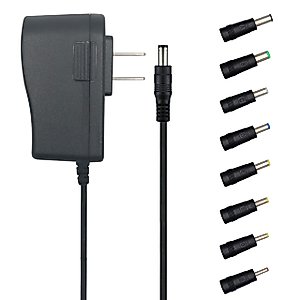 Excelity AC-DC 5V 1A Wall Charger Power Adapter with Plug 5.5 x 2.5mm / 5.5 x 2.1mm