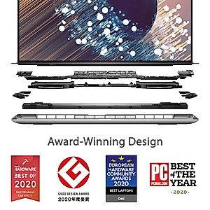 New Dell XPS 17 9700 Laptop, 17" FHD+ InfinityEdge Display, Intel i7-10750H, GeForce GTX 1650Ti, 32GB RAM, 512GB SSD, IR Camera, Backlit Keyboard, Fingerprint Reader, Wi-Fi 6, Thunderbolt, Win 10 Home