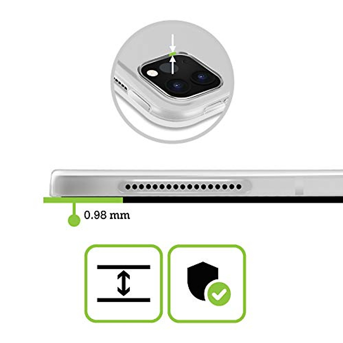 Head Case Designs Officially Licensed Episodic Drawing Luna and Moth Illustration Animals Soft Gel Case Compatible with Apple iPad Air 2020/2022