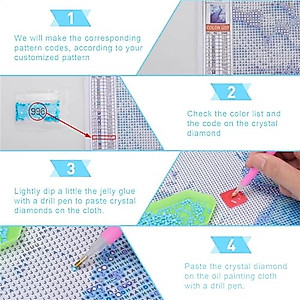 Eleploi Winter Christmas Diamond Painting Kit, Angel Prayer Diamond Painting Art Kit, 5D Full Round Diamond Diamond Painting DIY Crafts Wall Decor Gift 24x32 Inch