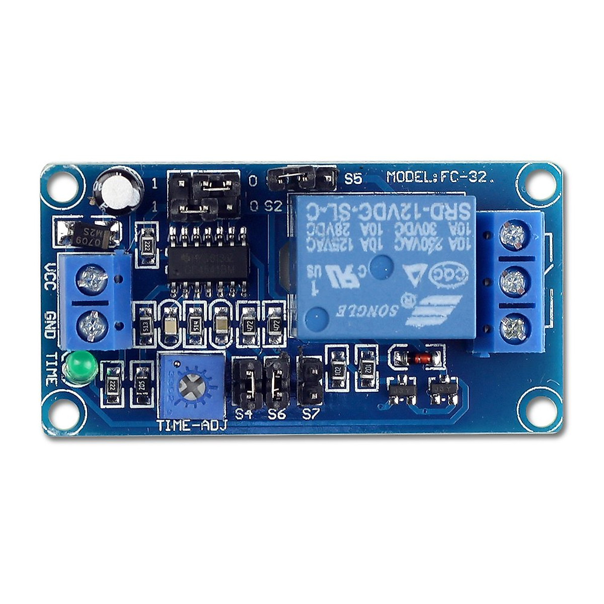 UCTRONICS DC 12V Time Delay Relay Module for Smart Home, Tachograph, GPS, PLC Control, Industrial Control, Electronic Experiment, Arduino Robot