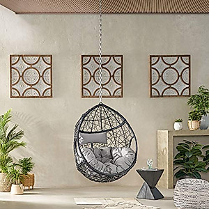 Christopher Knight Home Hammock/Swing, Black + Gray