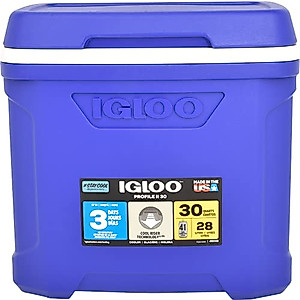 Igloo Profile II 30 Quart Bail, Blue