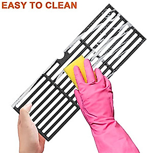 Cast Iron Grill Grates for Charbroil Performance 5 Burner Grills 463275517 463243518 463243519 463275717, Cooking Grids for Charbroil Performance 6 Burner 463274419 Grill, G470-0002-W1 G470-0003-W1