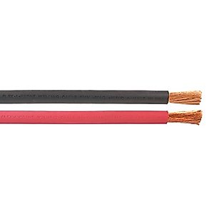 4/0 Gauge AWG - Flex-A-Prene® - Welding/Battery Cable - Black & Red - 600 V - Made in USA (5 FEET OF EACH COLOR)