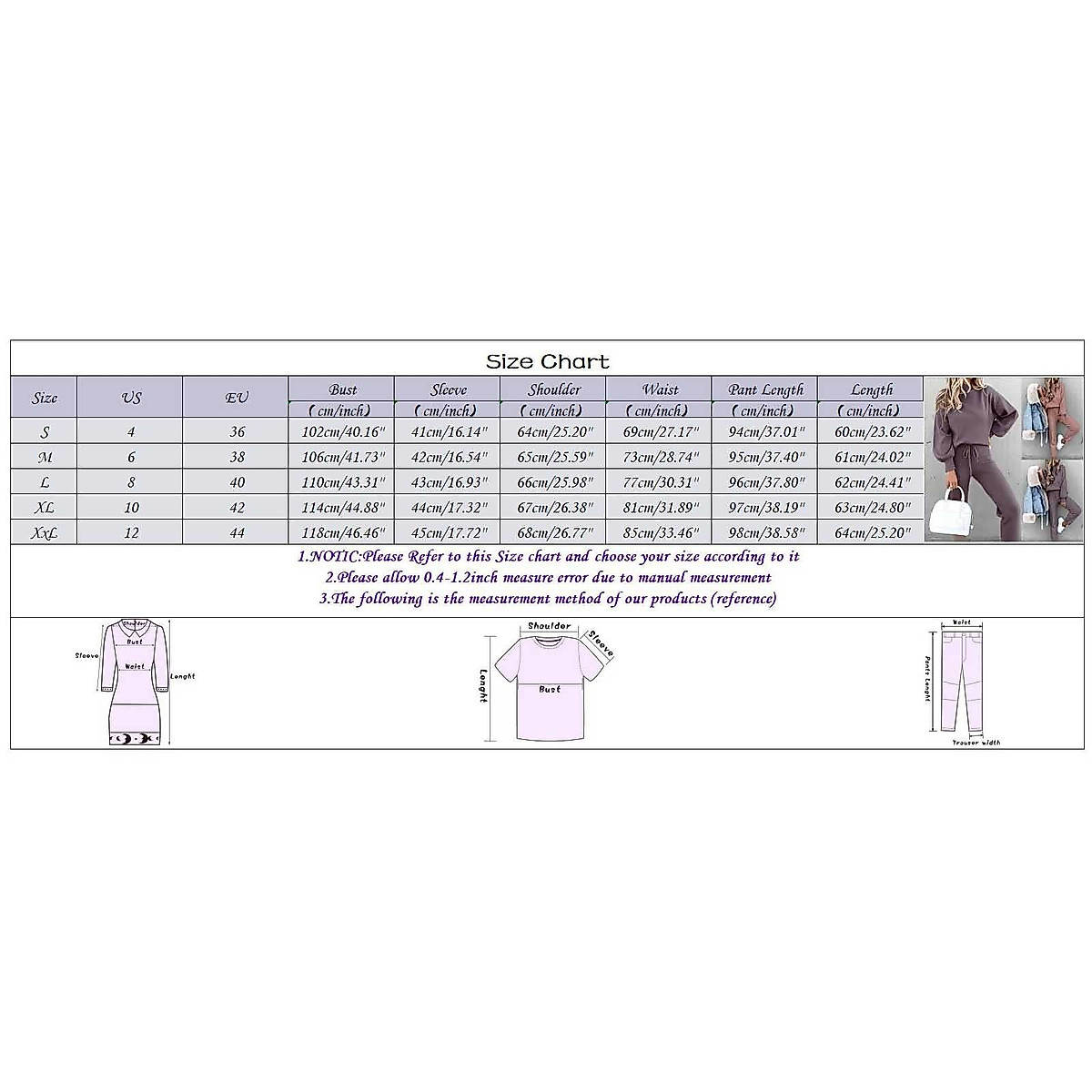 Womens Oversized Sweatsuits Batwing Sleeve Lounge Sets Casual Top and Pants 2 Pcs Outfits Sweatshirts Sweatpants with Pockets