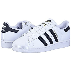 adidas Originals mens Superstar Sneaker, White/Black/White, 12 US