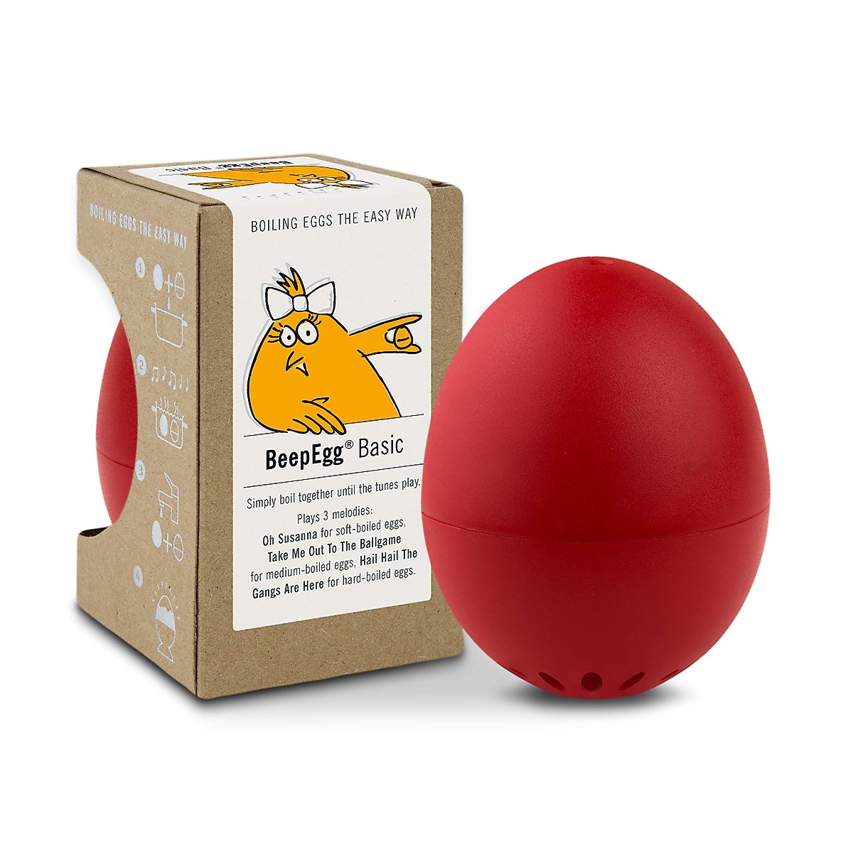 Brainstream Beepegg Egg Timer Basic, Red