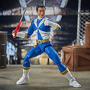 Power Rangers Lightning Collection Lightspeed Rescue Blue Ranger 6-Inch Premium Collectible Action Figure Toy with Accessories, Kids Ages 4 and Up