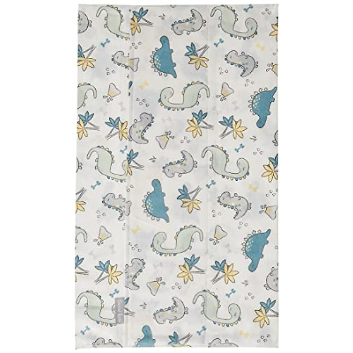 Dino Safari 4 Pack Flannel Burp Cloth Set