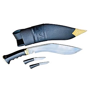 EGKH - Service No.1 Gripper Handle Kukri - Authentic Army Issue Khukuri Knife - Hand Forged Blade in Nepal by Ex - Military Khukuri House