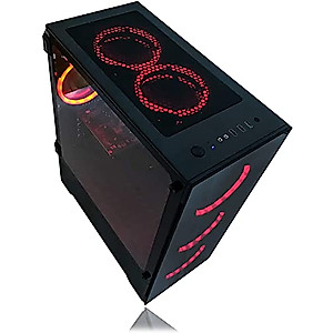 Alarco Gaming PC Desktop Computer Intel 3.70GHz,16GB Ram,512 GB SSD,Windows 11 pro,WiFi Ready,Video Card RX 580 8GB, 6 RGB Fans with Remote