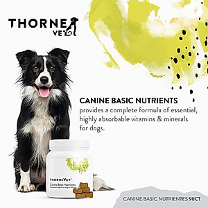 ThorneVET Canine Basic Nutrients – Multivitamin Support for Dogs, 90 Soft Chews