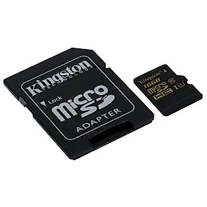 Kingston 8 GB microSDHC Class 4 Flash Memory Card SDC4/8GB,Black
