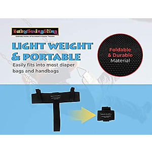 BabySwingSling – This Baby Swing Attachment Converts Standard Park Swings for Infants and Toddlers – Portable, Lightweight, Holds Up to 50 Pounds – Ideal for Swing Training This Summer