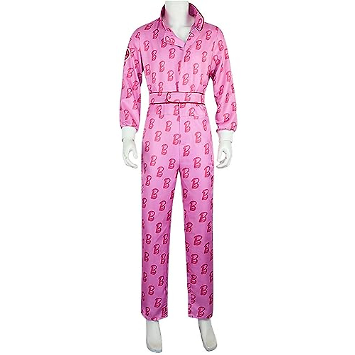 WanXiaoFeng Movie 80s Workout Pink Jumpsuit Costume Women Cosplay Outfit Kids Clothes (Style 1-Kids, X-Large)