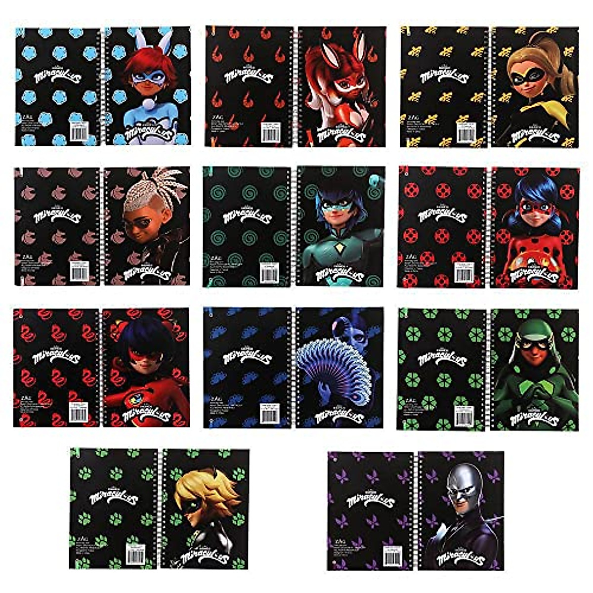 ZAG STORE - Miraculous Ladybug - Super Heroes Notebook Viperion A4