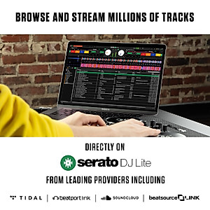 Numark Party Mix Live - DJ Controller with Built in Speakers, Party Lights and DJ Mixer, Complete Dj Set with Mixer and Audio Interface + Serato DJ Lite