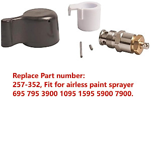 257352 Prime Spray Valve, Drain Valve for Graco 695 795 3900 1095 1595 5900 7900 Aftermarketr Airless Paint Sprayer