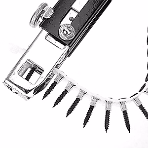 Deck Screw Gun, Drywall Screw Gun, Automatic Screw Spike Chain Drill Screw Chain Adapter for Electric Drill Attachment