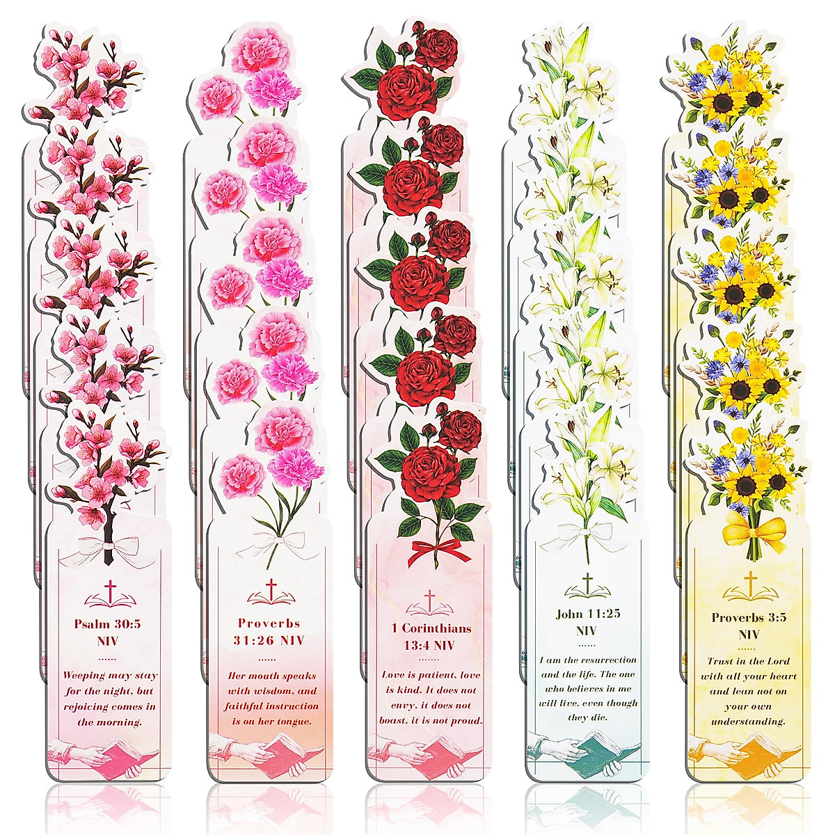 Inspirational Religious Gifts For Women : Faith-Christian Gifts for Women And 40 Pcs Bible Bookmarks,Christian Birthday Gifts, Prayer Gifts, Catholic Gifts For Mom, Friend, Sister, Wife, Mathers