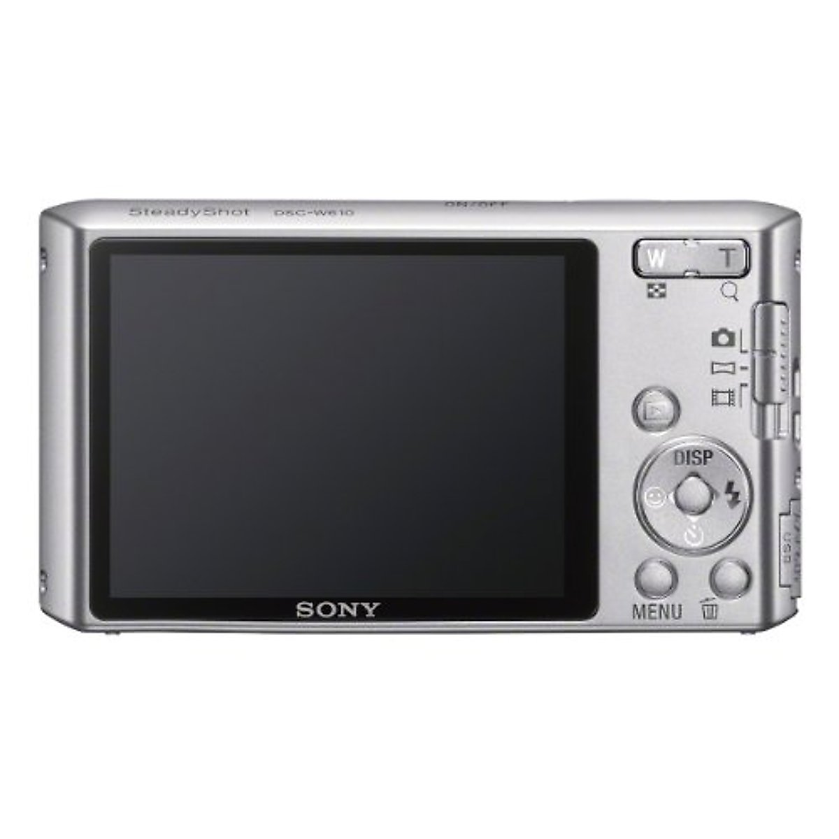 Sony Cyber-shot DSCW610 14.1 MP Digital Camera with 4x Optical Zoom and 2.7-Inch LCD (Silver) (2012 Model)