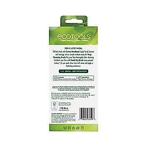 EcoTools Facial Cleanse & Prep Kit, Self-Care Skincare Tools, Cleanse & Exfoliate, Spa Headband, Cleansing Brush, Dry Brush, Makeup Prep, Eco-Friendly Skincare, Cruelty Free & Vegan, 3 Piece Set