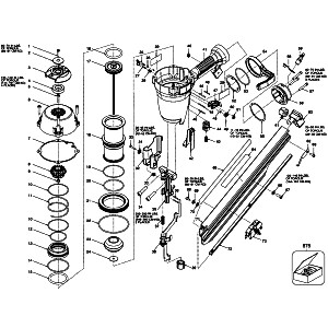 904689 replacement nailer head valve seal for Porter Cable FN250B FN251