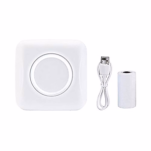 1 Pc Handheld Photo Instant Printer Mini Pocket WirelessThermal Printers USB Rechargeable