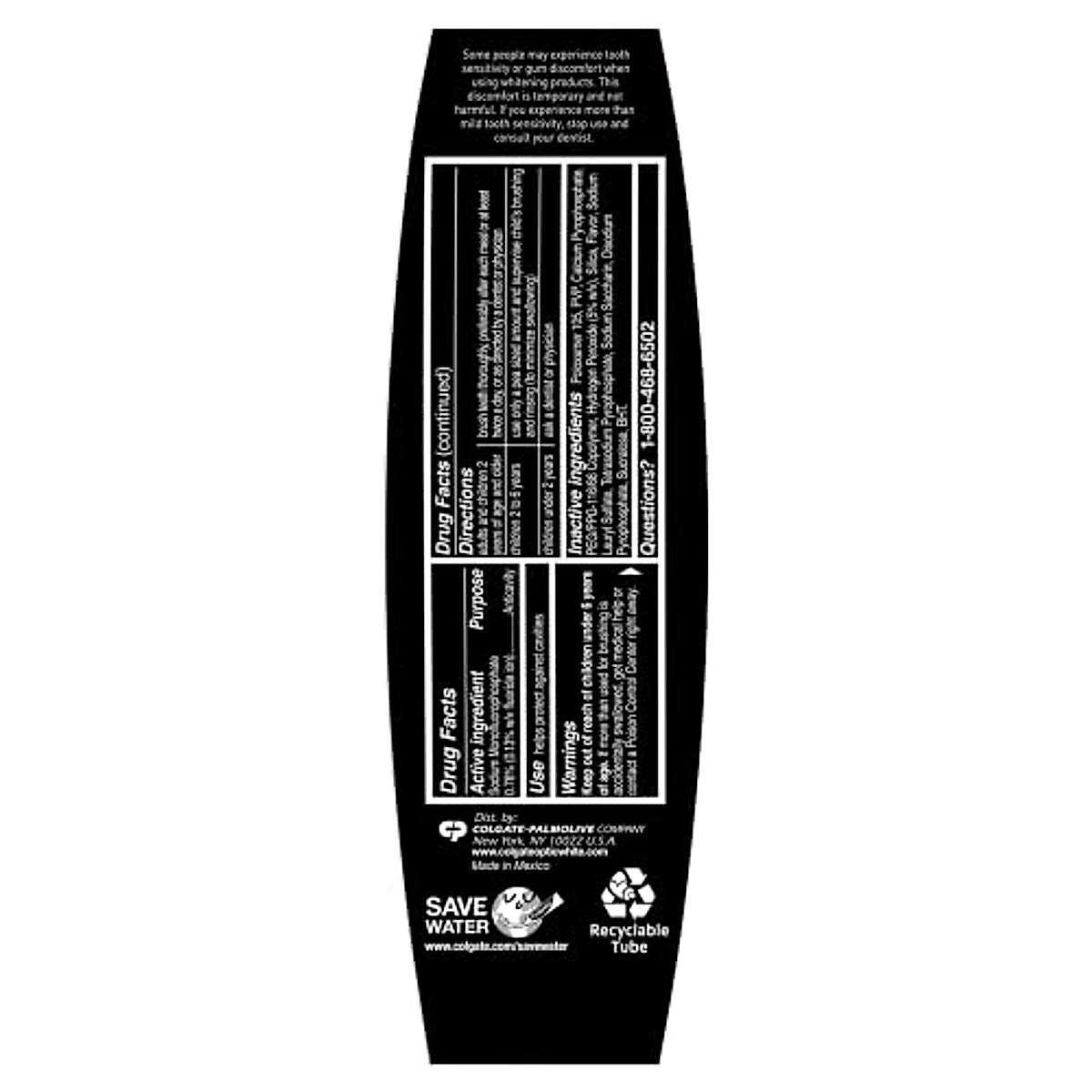 Colgate Optic White Pro Series Whitening Toothpaste with 5% Hydrogen Peroxide, Stain Prevention, 3 Oz Tube