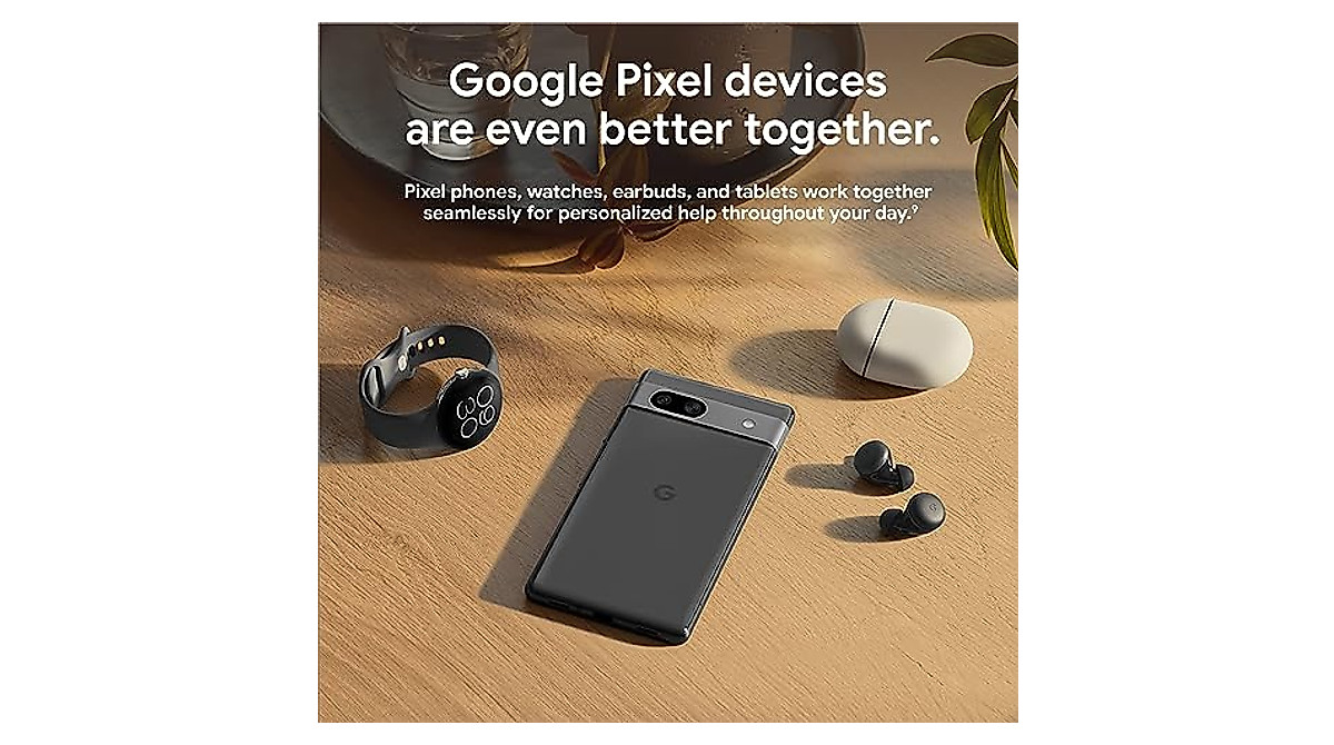 Google Pixel 7a Unlocked Smartphone with 24-Hour Battery — 128GB Charcoal