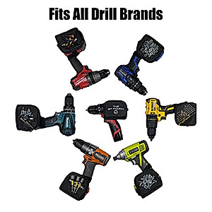 The Bit Pouch - A Magnetic Drill Accessory with A Strong Magnet for Holding Screws, Bolts, and Driver Bits - Great Alternative to a Magnetic Wristband - Magnetic Screw Holder & Magnetic Bit Holder