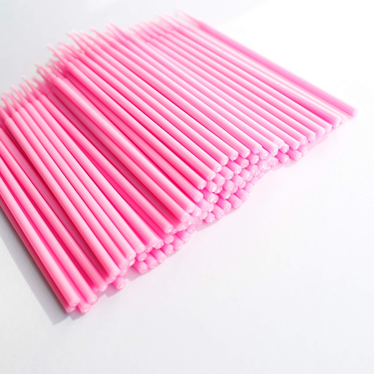 MAYSHIKOU 100 Pcs Micro Swabs For Eyelash Extensions Disposable Applicators Brush False Eyelashes Brush Clean Mascara Bruhes Makeup Tools