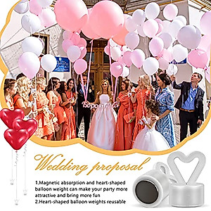 Balloon Weights, 12PCS Metallic Balloon Weights Balloon Table Centerpiece White Balloon Weights Balloon Holders Balloon Weights Pack of 12 for Table Wedding Christmas Birthday Party