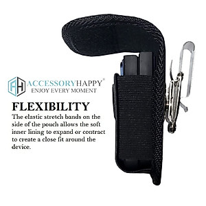 AH Premium 360 Rotating Military Grade Men Phone Belt Construction Holster Pouch, for Samsung Flip 4 5G, Z Flip 3 Holster, Mot Razr 5G