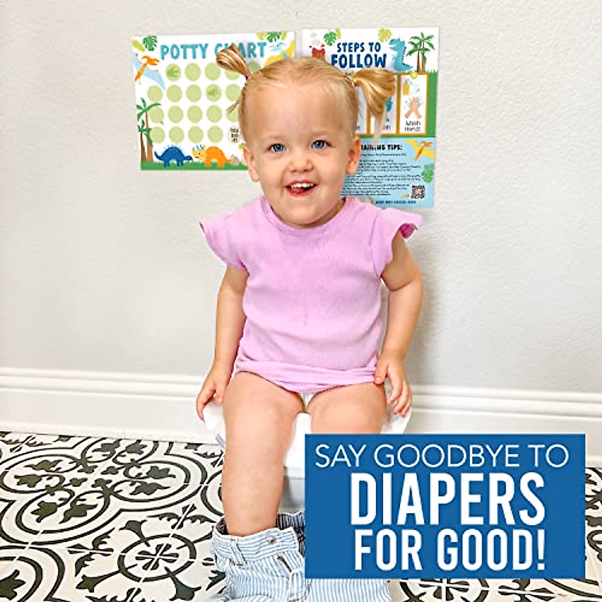 Dinosaur Potty Training Chart For Toddlers Boys - Potty Chart For Boys With Stickers, Sticker Chart For Kids Potty Training Chart For Toddlers Boys, Potty Sticker Chart For Toddlers Boy, Potty Rewards