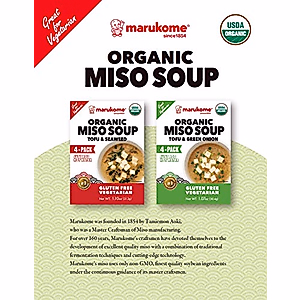 Marukome Organic Miso Soup Tofu Seaweed, 1.1 oz