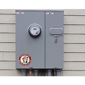 IMPERIAL VIBES - Remember Kids Electricity Will Kill You Sticker – Vinyl Decal for Window – Removable Waterproof Sticker for Van Bumper – Useable Indoor & Outdoor – Easy use for Car, Van, & SUV–Imp 10