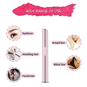 MEIYIXIN Electric Eyebrow Trimmer for Women Facial Eyebrow Razor Wholebody Chin Lips Neck Bikini-line Armpit Eyebrow Epilator