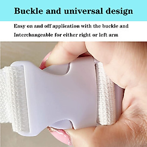 Ledhlth White Mesh Arm Sling for Shoulder Injury Women Shower Sling for Men Shoulder Sling for Shoulder Surgery Elbow Wrist Sling for Broken Arm