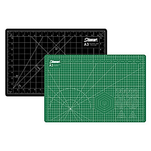 Sdanart Self Healing Cutting Mat: 12"×18" Double Sided 5-Ply Rotary Cutting Board for Sewing, Crafts, Quilting, Fabric, Hobby, Art Project