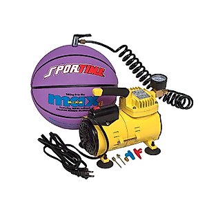 Sportime Professional Electric Ball Inflator, 1/8 HP Motor
