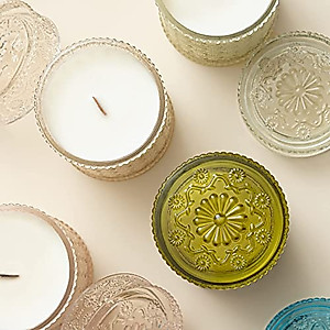 LA JOLIE MUSE Fir & Cedarwood Scented Candle, 19.4 Oz Large Winter Holiday Gift Candle, Wood Wicked Candle for Home Scented, Long Burning Glass Jar Candle