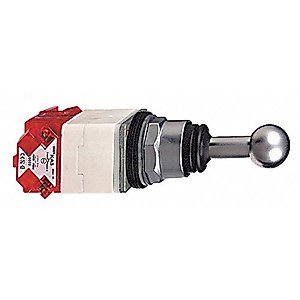 Schneider Electric Joystick Operator, Action: Maintained, Contact Form: 2NO, Contact Rating: 10A @ 600VAC