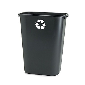 Trash and Recycling Vinyl Sticker Decals for Trash/recycle Bin Can white BFP