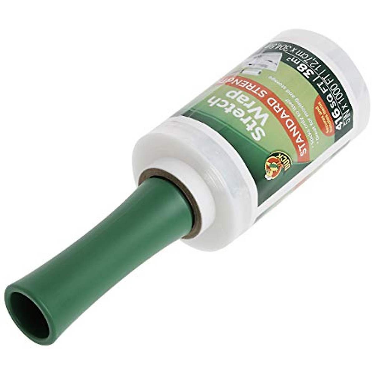 Duck Brand Stretch Wrap Roll, Clear, 5 inches by 1000 feet, 1 pack, 285849 , White